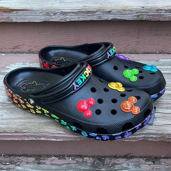 CROCS | Shoes | Crocs X Disney Rainbow Pride Celebration Mickey Mouse ...